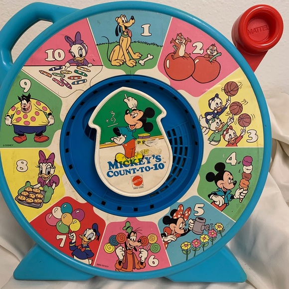 Mattel | Toys | Vintage 989 See N Say Mickeys Count To 1 Mickey Mouse ...